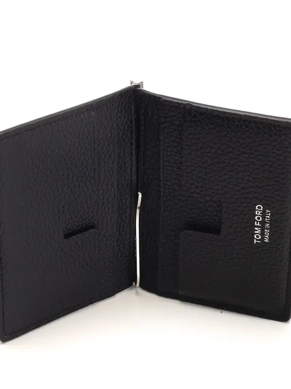 TOM FORD Logo Printed Money-clip Wallet