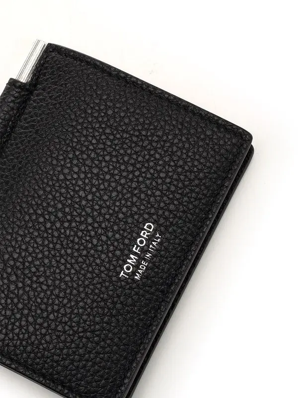 TOM FORD Logo Printed Money-clip Wallet