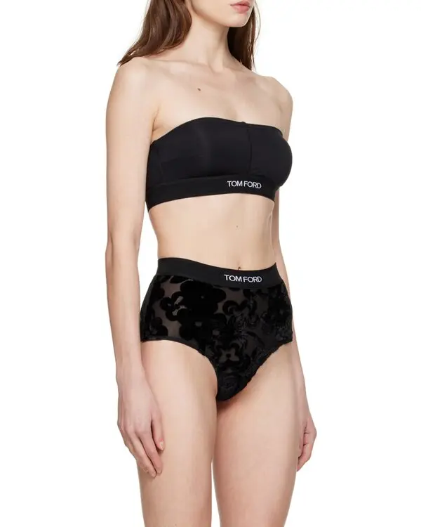 TOM FORD Logo Underband Bandeau Bra