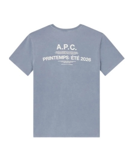 A.p.c. Back Logo T-shirt - Gray