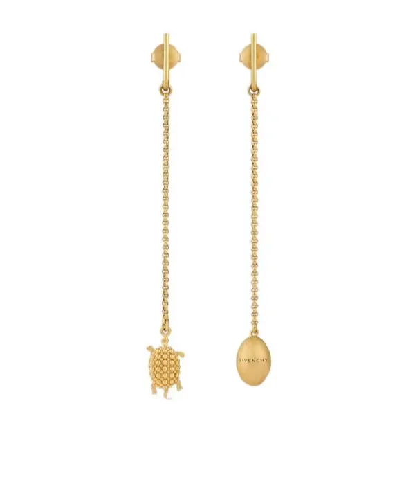 Givenchy Lucky Charms Asymmetric Earrings In Metal