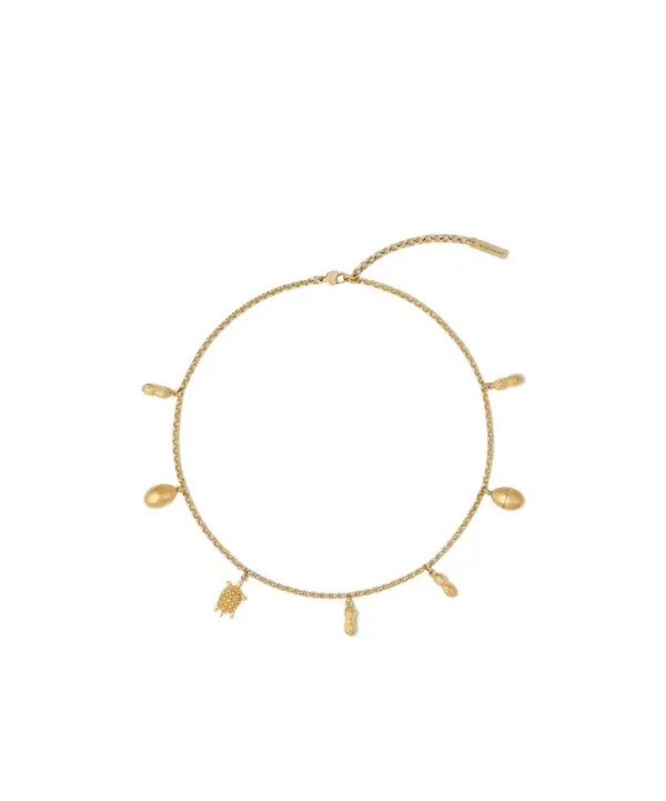 Givenchy Lucky Charms Necklace In Metal