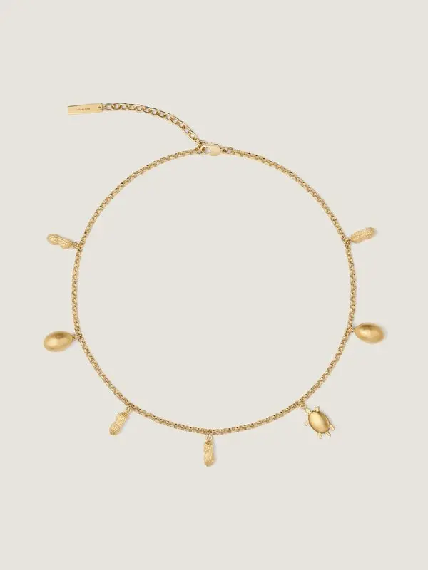 Givenchy Lucky Charms Necklace In Metal