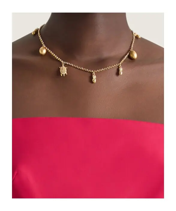 Givenchy Lucky Charms Necklace In Metal
