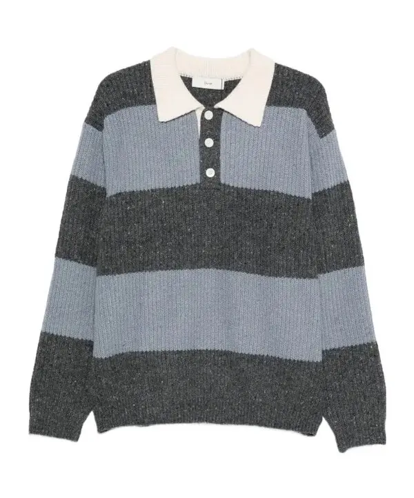 DUNST Striped Knit Sweater