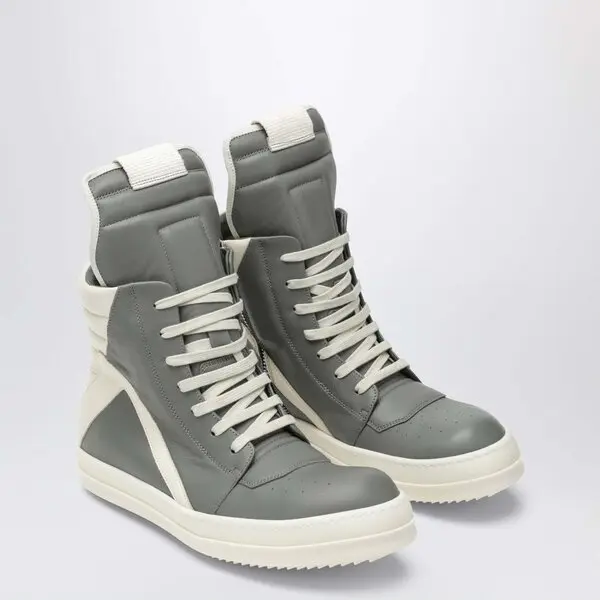 Rick Owens Round-toe High-top Casual Shoes