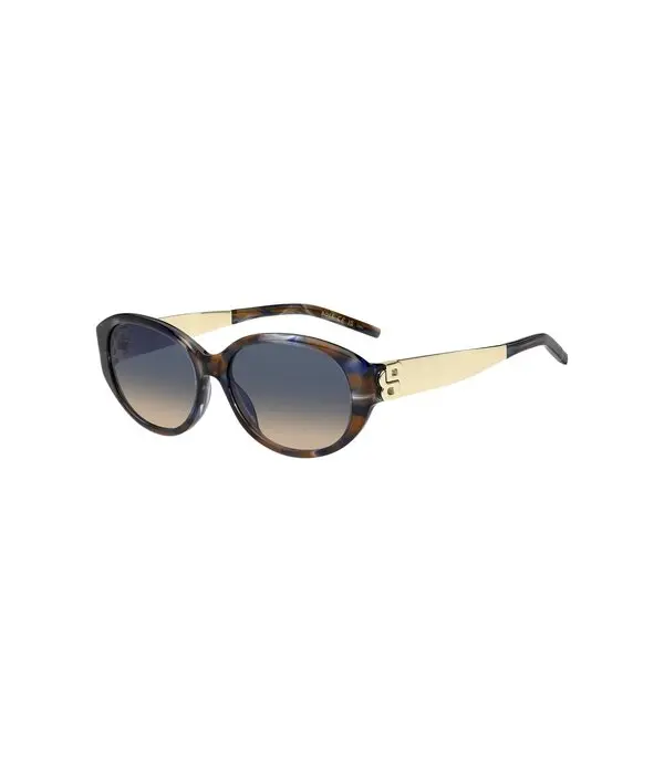 BOSS Havana Acetate Sunglasses With Double-b Monogram Hardware