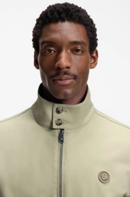 BOSS Water-repellent Mercerized Stretch Cotton Jacket