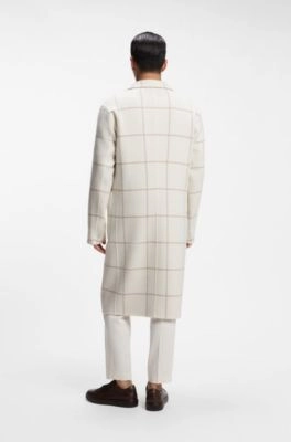 BOSS Reversible Relaxed-fit Coat In Virgin Wool And Cashmere