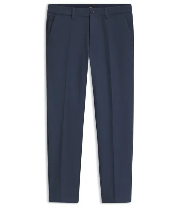 BOSS Slim-fit Pants In Four-way Stretch Fabric - Light Blue