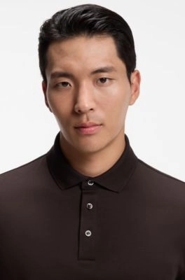 BOSS Mercerized-cotton Polo Shirt