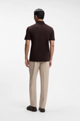 BOSS Mercerized-cotton Polo Shirt