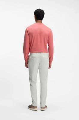 BOSS Regular-fit Technical Corduroy Trousers With Logo