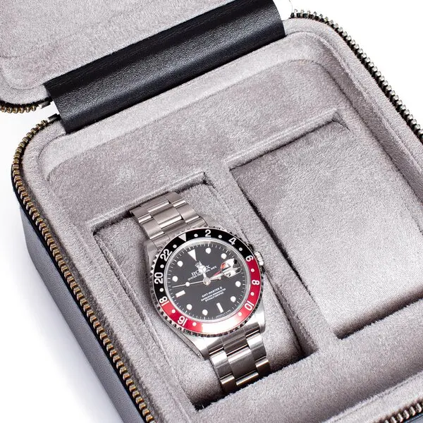 RAPPORT LONDON Hyde Park Two Watch Zip Case