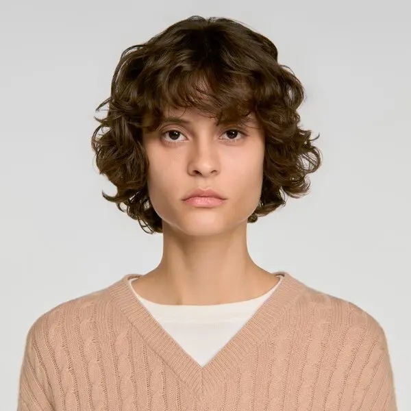 Sandro Cable Knit 2-in-1 Pullover