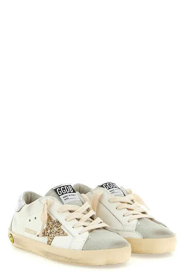 GOLDEN GOOSE Super-star Leather Sneakers - White