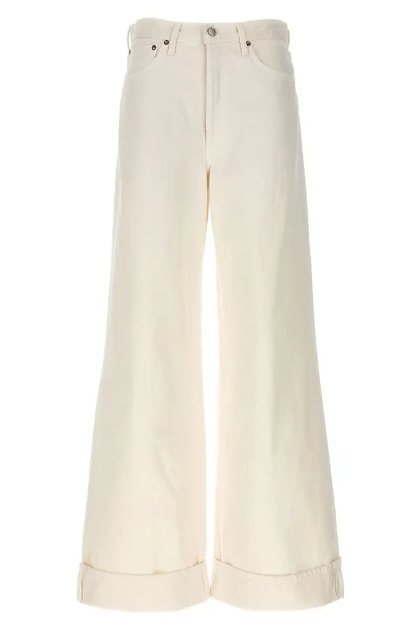 AGOLDE Dame Cotton Denim Jeans