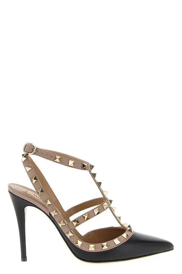 Valentino Garavani Rockstud Leather Pumps - Black