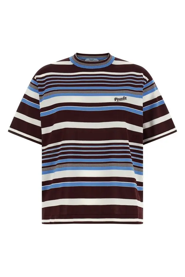 Prada Logo Intarsia Sweater