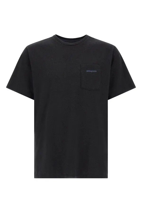 Patagonia Boardshort Logo Pocket Responsibili-tee' T-shirt - Black