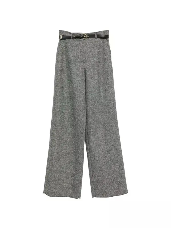 Max Mara Belted Wool Trousers