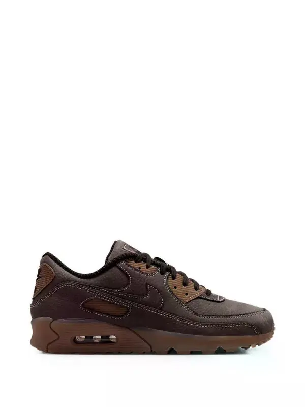 Nike Max 90 Contrast-stitched Sneakers - Brown