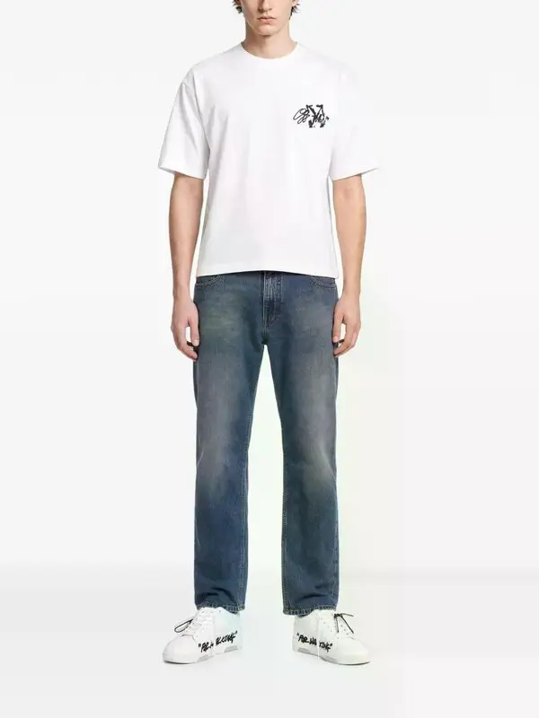 Off-White Logo-print Cotton T-shirt