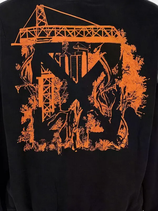 Off-White City Nature Cotton Hoodie