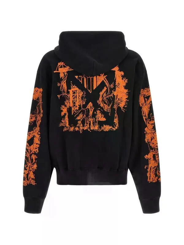 Off-White City Nature Cotton Hoodie