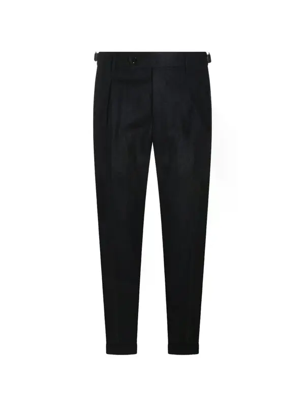 BERWICH Pressed-crease Pleated Trousers