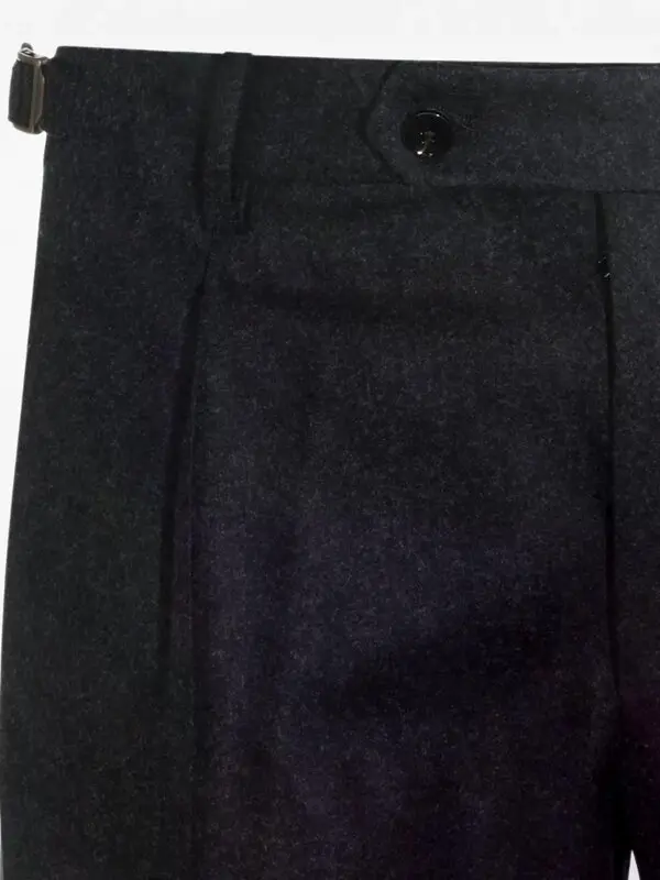 BERWICH Pressed-crease Pleated Trousers