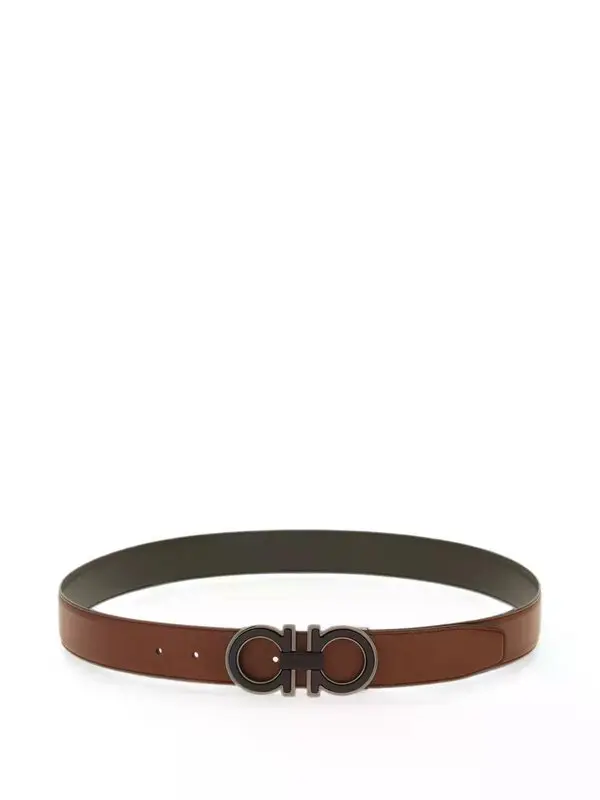 FERRAGAMO Reversible And Adjustable Gancini Belt