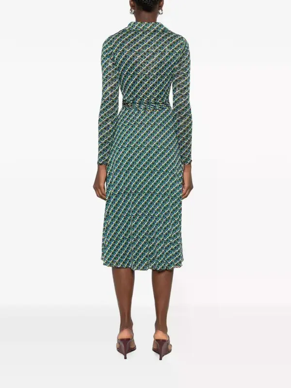 Diane Von Furstenberg Phoenix Reversible Midi Dress