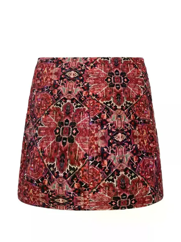 Cara Cara Chrissy Tapestry-print A-line Mini Skirt