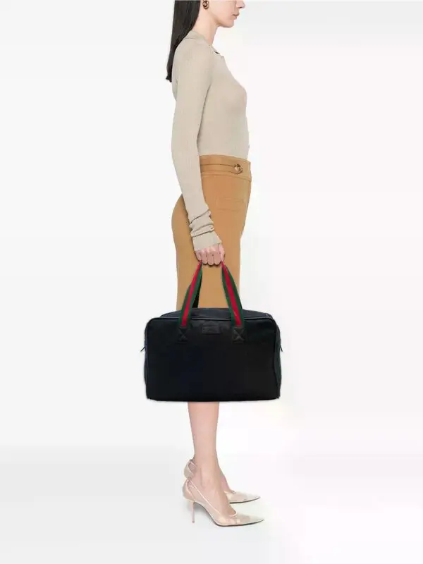 Gucci 2016-2026 Gg Canvas Web Travel Bag