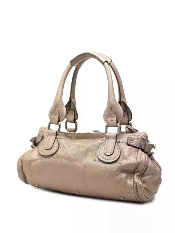 Chloé Medium Leather Paddington Handbag - Brown