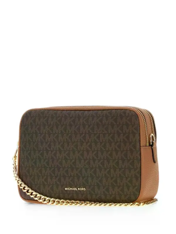 Michael Kors Bryant Medium Signature Logo Camera Crossbody Bag - Brown