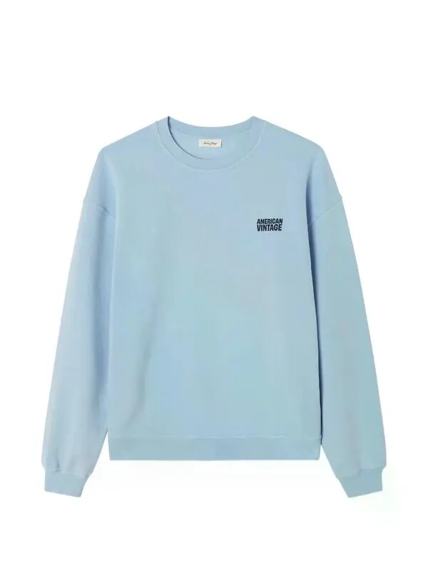 American Vintage Plizzy Logo-print Sweatshirt
