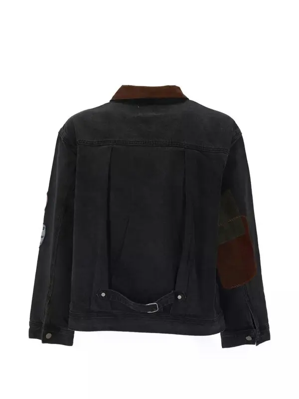 FOUND Patch-detail Corduroy-collar Jacket