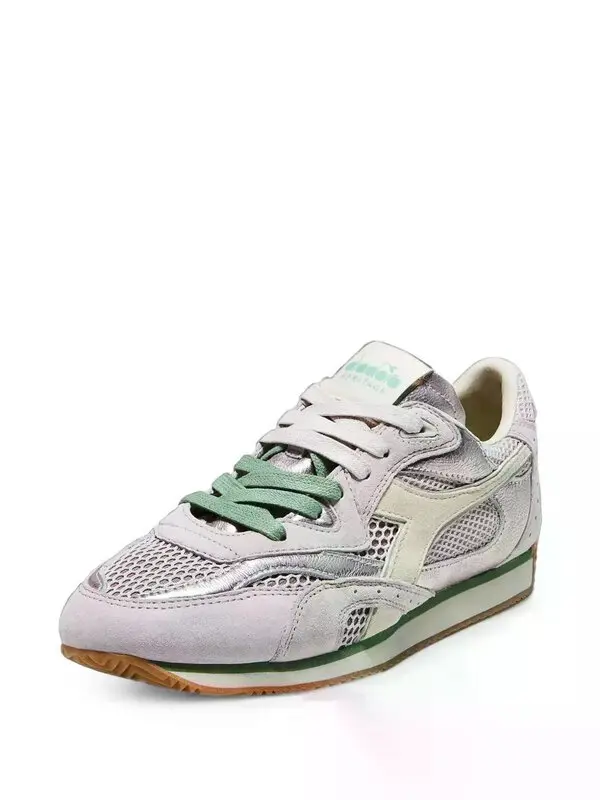 DIADORA Equipe Metallic-effect Mesh-panel Sneakers