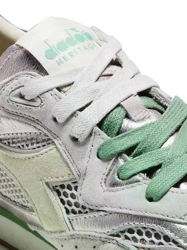 DIADORA Equipe Metallic-effect Mesh-panel Sneakers