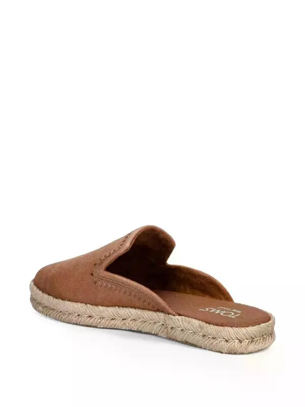 Toms Suede Espadrille Slides