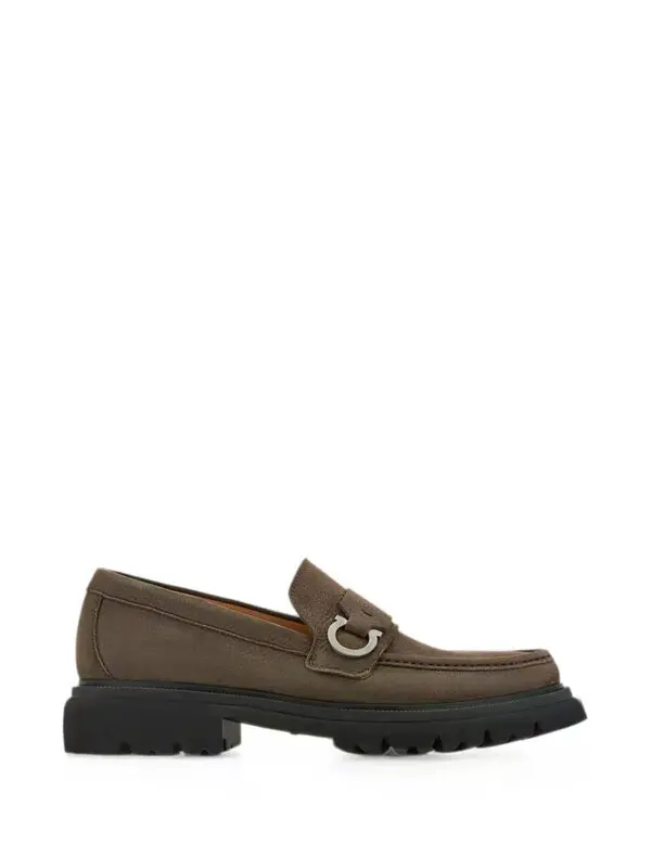 FERRAGAMO Loafers With Gancini Ornament