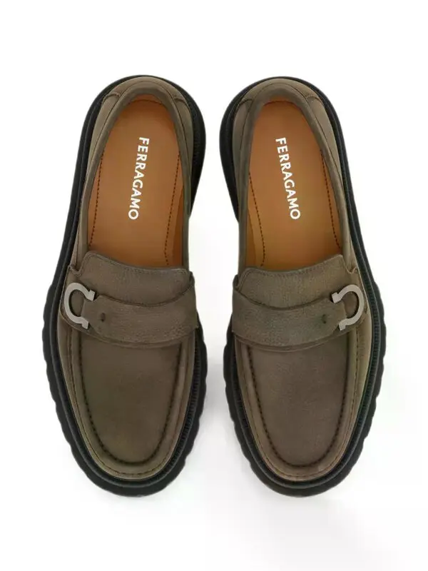 FERRAGAMO Loafers With Gancini Ornament