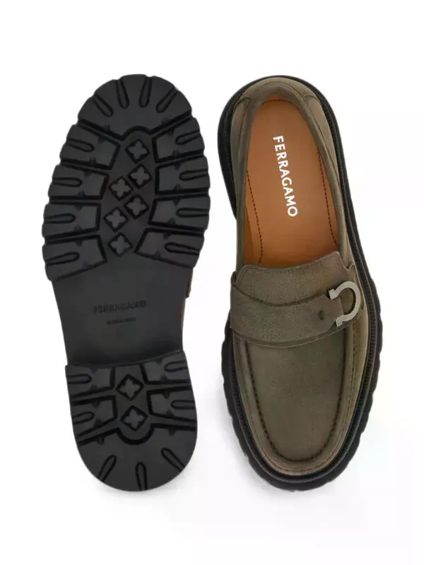 FERRAGAMO Loafers With Gancini Ornament