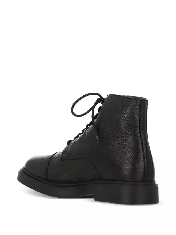 BOEMOS Leather Lace-up Boots