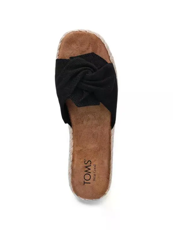 Toms Abby Knot-detail Espadrille Slides