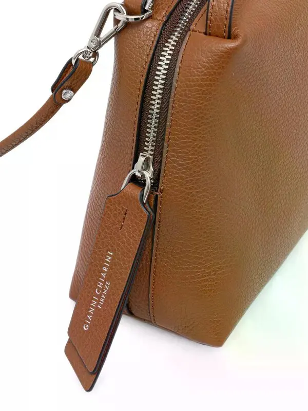 GIANNI CHIARINI Pebbled-leather Crossbody Bag