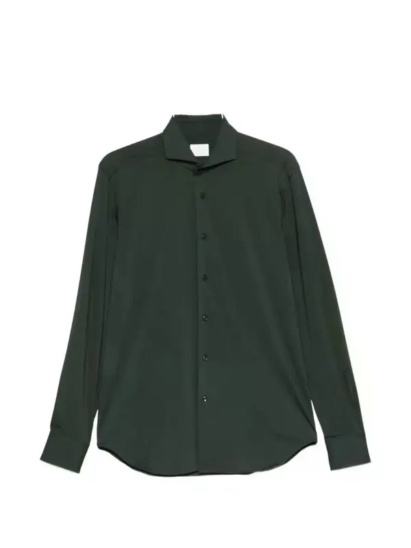 XACUS Button-fastening Long-sleeve Shirt