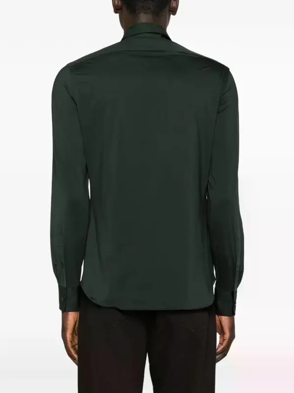 XACUS Button-fastening Long-sleeve Shirt